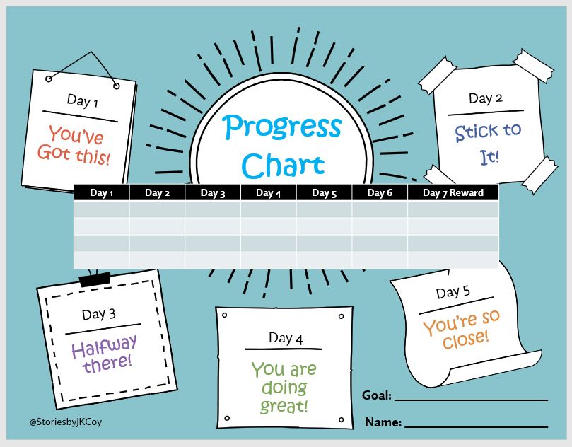 Motivating Kids (and Adults), Free Progress Chart – My Mom is the Worst